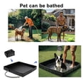 awjaisca Outdoor Shower Base with Detachable Drain Pipe Foldable ...