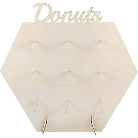 Jiudigo Wooden Donuts Storage Stands Cake Shop Bakery Donut Storage ...