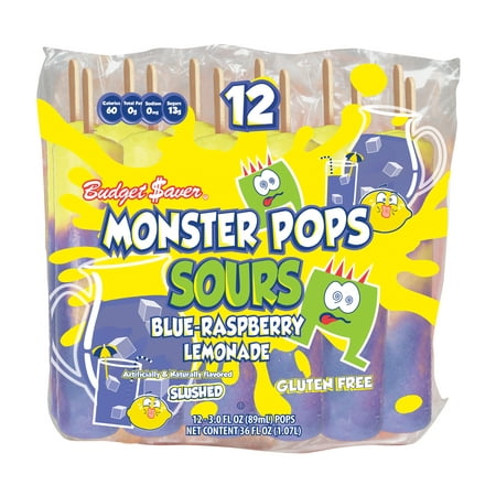 Budget Saver Monster Pops Sours Blue Ras – BrickSeek
