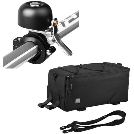 Insulated Bike Cooler Bag with Bike Bell, Trunk for Warm or Cold Items ...