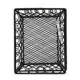 MIKASA GOURMET BASICS LOOP AND LATTICE 2 TIER RECTANGULAR BASKET ...