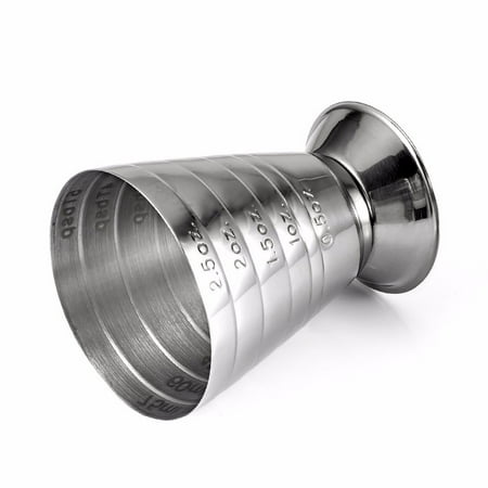 0.5-2.5oz Stainless Steel Multi Level Measure Cup For Bar Craft Pourer ...