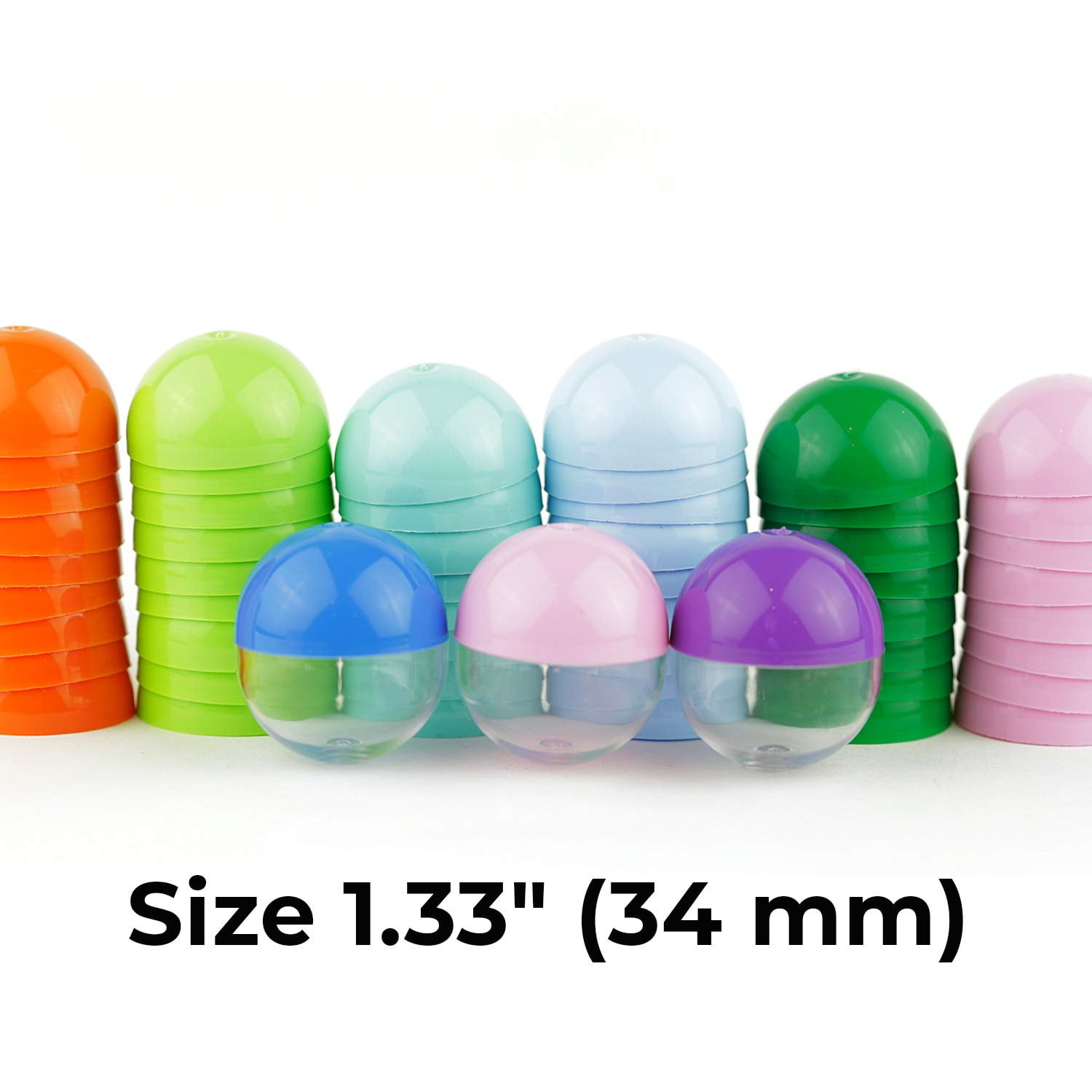 Buy Vending Machine Capsules in Bulk - 250 Pcs Toy Capsules - 7 Colors ...