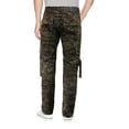 Men's Classic Slim Fit Army Camouflage Pattern Stretch Denim Cargo Jean ...