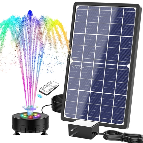 2.5W Fountain Pump with LED Lights - DIY Water Pump Kit,Multiple ...