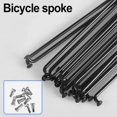 Mosiee 24/36Pcs Bicycle Spokes 261/264/283/288/293Mm Steel Spokes with ...