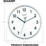 Walmart Cyber Monday Deals 2025 - Sharp Atomic Analog Wall Clock – 10.5 ...