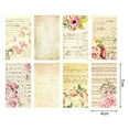 Soumake 60Pcs Hand Account Papers Retro Material Cut Tear Decorate with ...