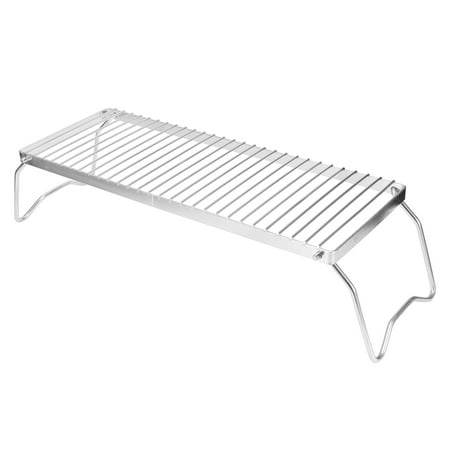 Barbecue Cooking Grid Stainless Steel Cooking Grill Folding Campfire ...