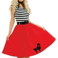 Poodle Dress Adult Costume Red - Large - Walmart.com
