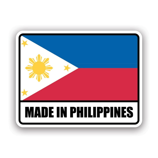 Made in Philippines Sticker Decal - Self Adhesive Vinyl - Weatherproof ...
