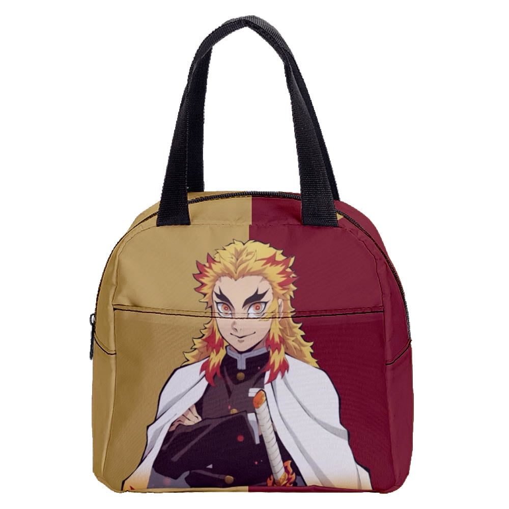 Demon Slayer Lunch Cooler Bags Insulated Cartoon Lightweight Leakproof ...