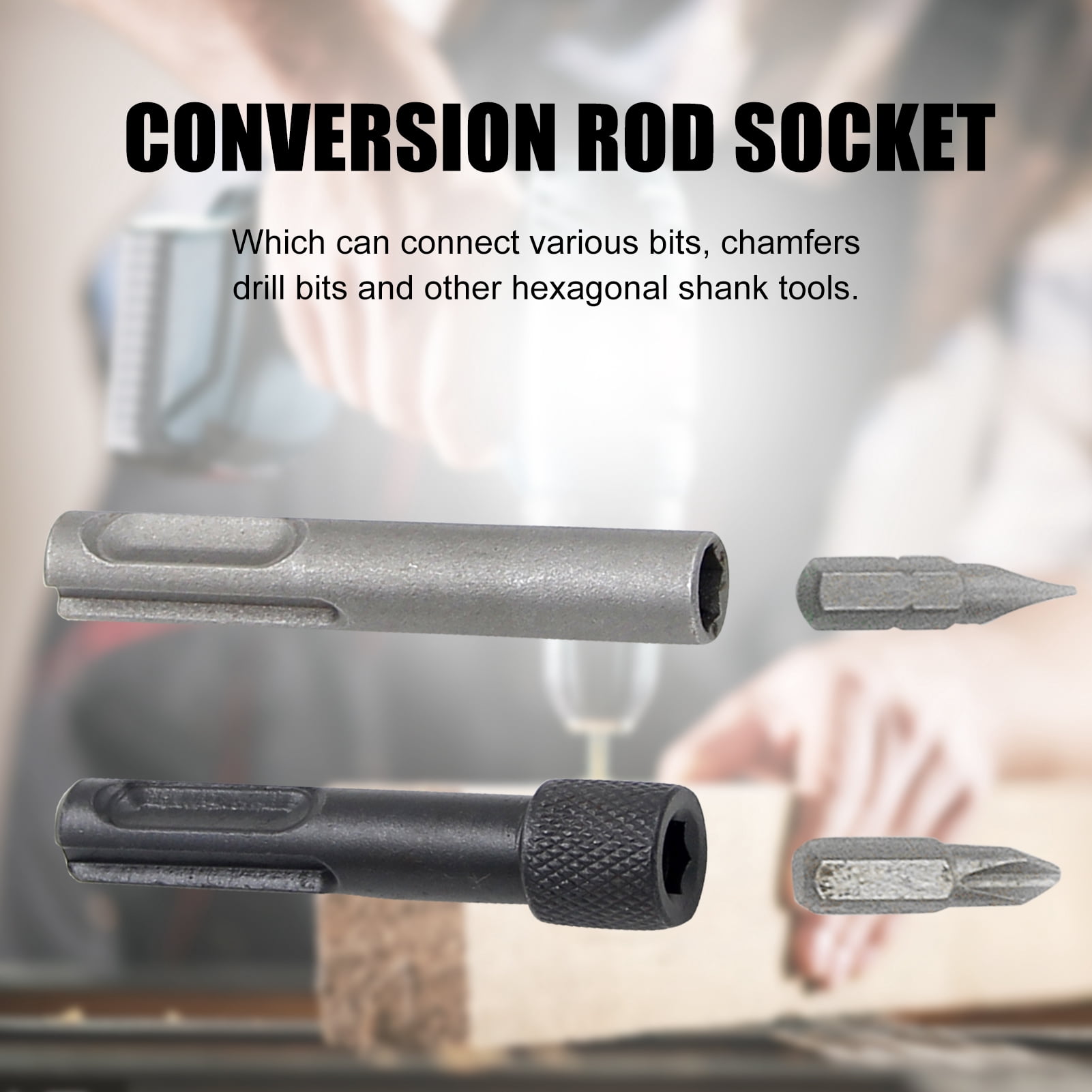 INC 2Pcs Inner Hexagon Screwdriver Bit Socket Not Easy to Fall Compact ...
