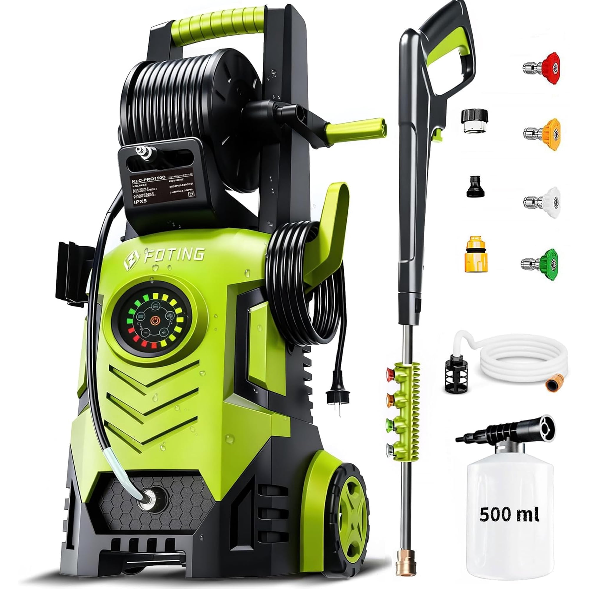 Click here for Foting 2026new Pressure Washer 5000psi With Adj-8-... prices