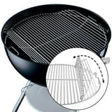 Hinged Cooking Grate for 22” Charcoal Grill, Round Charcoal Grate for ...