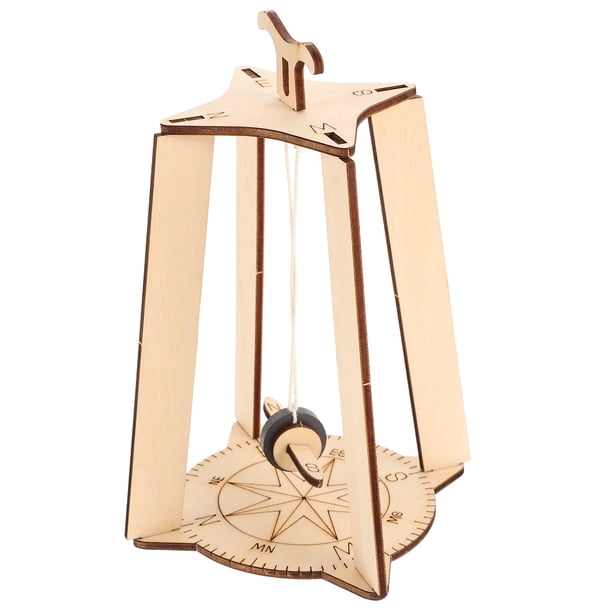 Kit STEM de brújula flotante de madera para niños, modelo de ...
