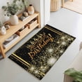 Area Rug 2x3ft Happy Birthday Washable Area Rugs for Living Room ...