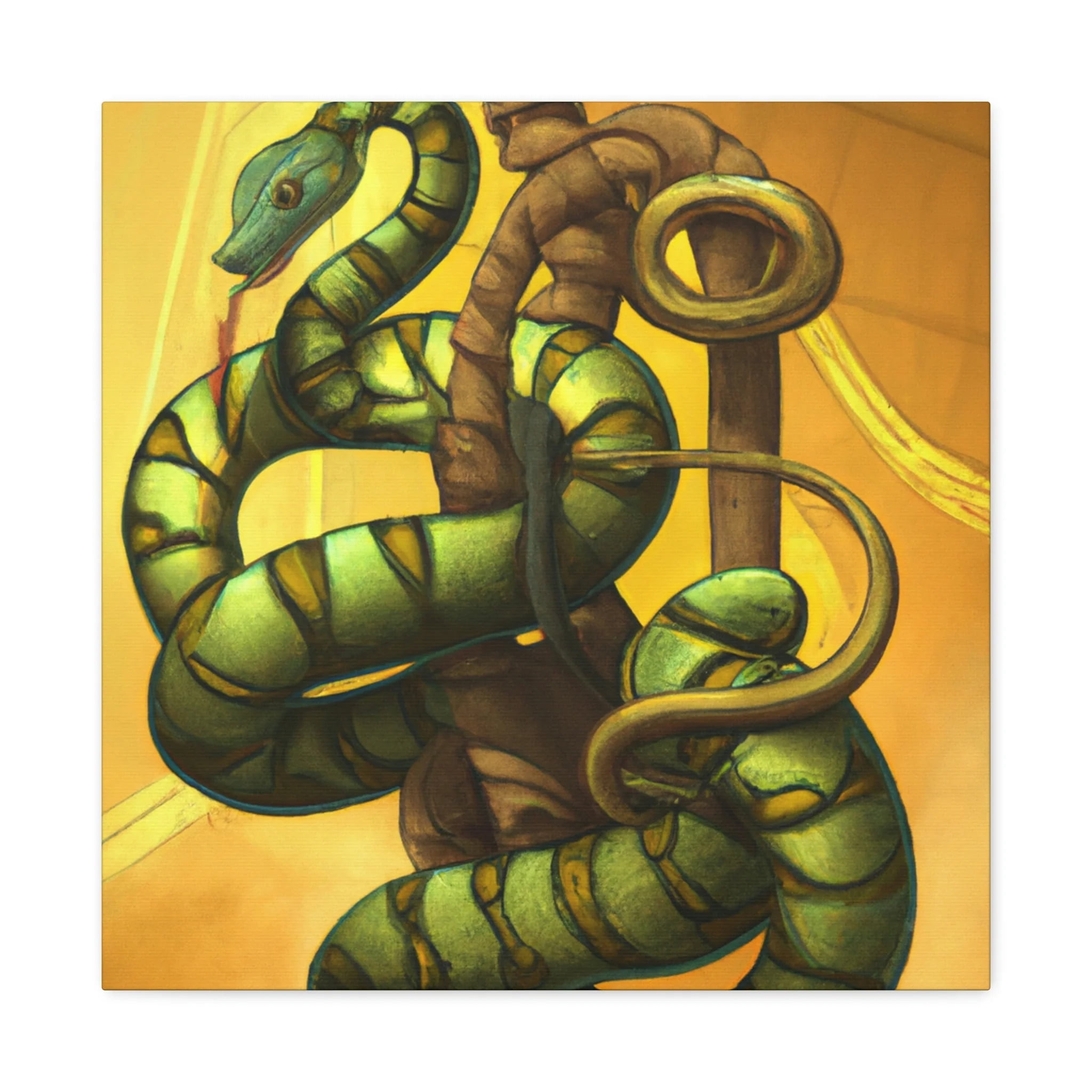 Victorian Green Python Dream - Canvas - Walmart.com