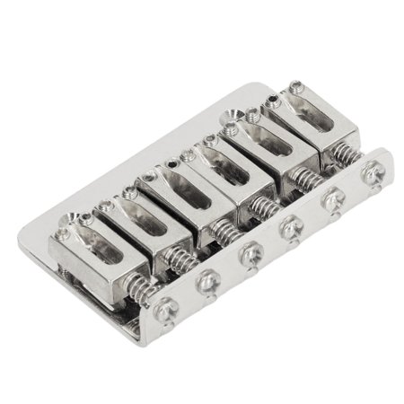 Guitar Hardtail Bridge Set, Guitar Fixed Saddle Bridge 6 String Stable ...