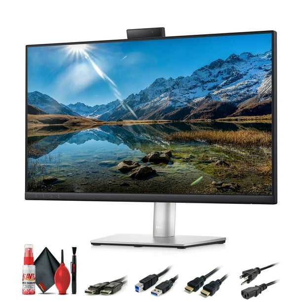 Dell C2423H 23.8" Video Conferencing Monitor (C2423H) + Cleaning Kit ...