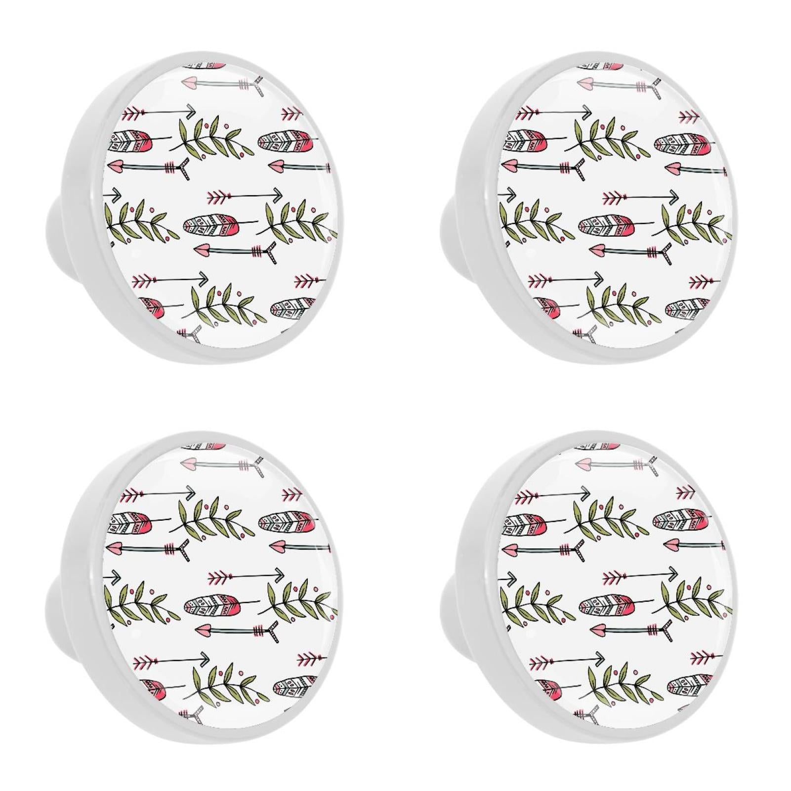4 Pcs Tribal Arrows Knobs for Kitchen Cabinet Cupboard Dresser Bookcase Drawer Pulls Handles ...