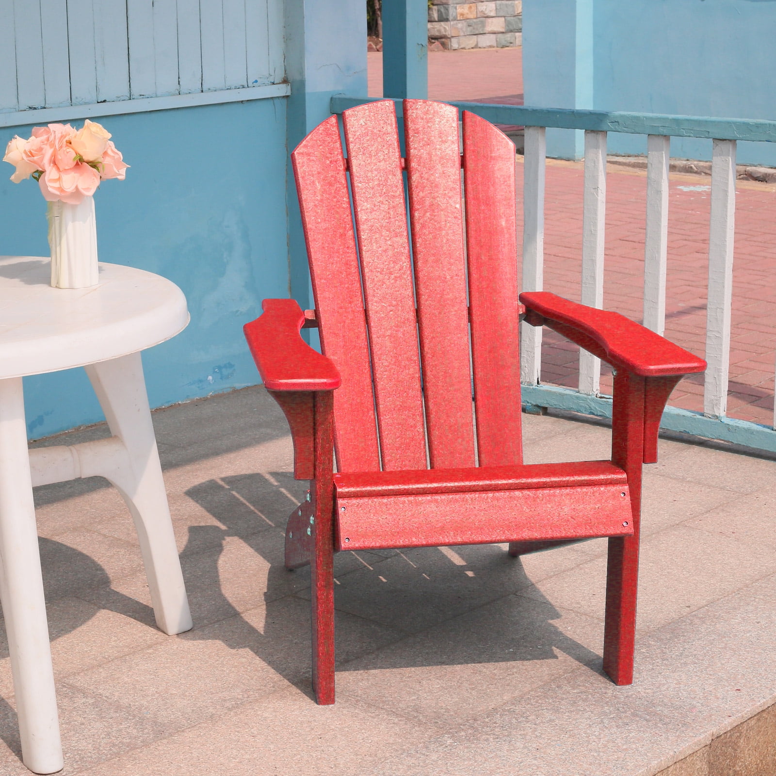 Chair Holder HDPE Patio Chairs Weather Resistant Outdoor Chairs for ...
