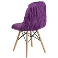 Flash Furniture Shaggy Dog Purple Accent Chair - Walmart.com