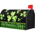 St Patrick''s Day Magnetic Mailbox Covers Green Shamrock Lucky Clovers ...
