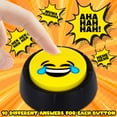 ArtCreativity Laugh Button – Collectible Novelty Push Button with 10 ...