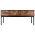 Winsome Wood Jefferson Coffee Table w/ Mosaic Drawers, Nutmeg Finish ...