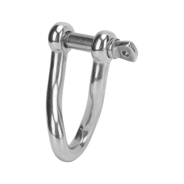 12mm Stainless Steel Twist Shackle, High Breaking Strength Twist Shackle With Screw Pin For ...