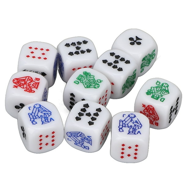 Dados para juegos de mesa, juego de 20 dados de 6 caras, juego de dados ...