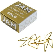 JAM Elastic String Ties, Copper Metallic, 50/Pack, Medium, 16" Loop ...