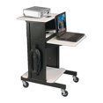 MooreCo Adjustable 3-Shelf Presentation Cart, Mobile Office Furniture ...
