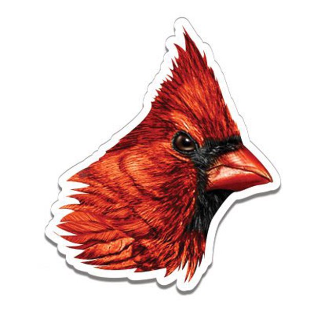 Cardinal - 5" Vinyl Sticker - For Car Laptop I-Pad - Waterproof Decal ...