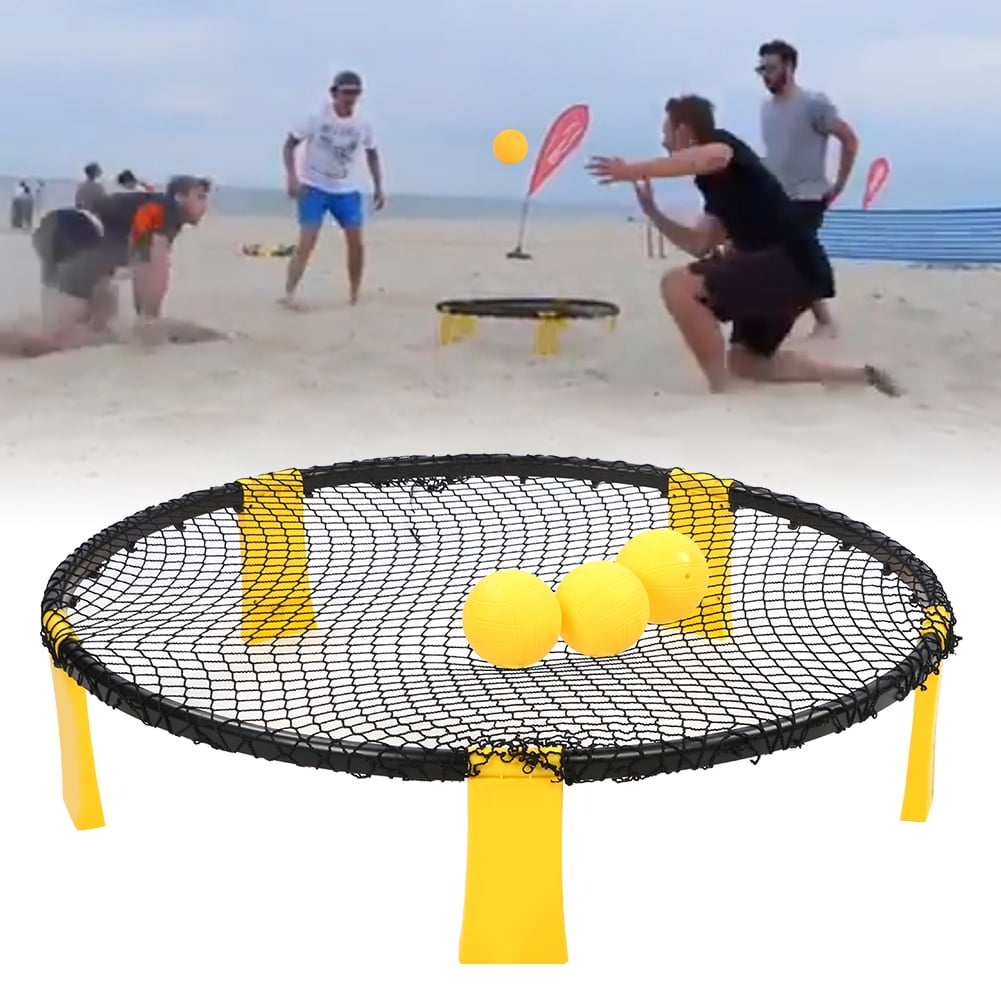 Fosa Mini Beach Volleyball Spike Ball Game Set with Inflator for ...