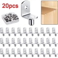 20Pcs Shelf Brackets Support Studs Pegs Metal Pin Shelves Seperator ...