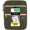 Five Star 1 Carry-All Zipper Binder 375 Sheet Capacity GrayMint ...