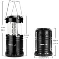 Lepro LED Collapsible Camping Lantern, Super Bright, Battery Powered ...