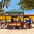 Angle Folding Tent,Beach Tent with Two Doors & Two Windows Practical ...