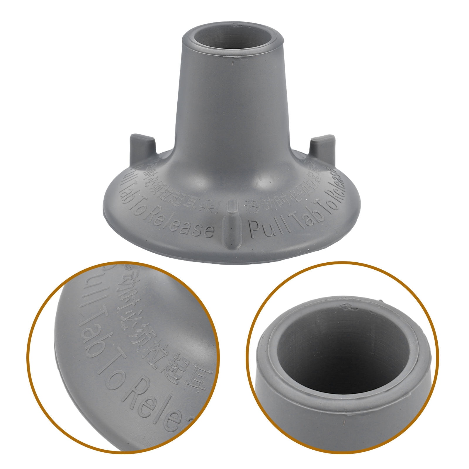 1-1/8 I.D Rubber Feet Suction Cups Non-slip 4-Pack Replacement Rubber ...