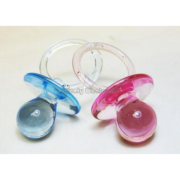 Blue Plastic Baby Pacifier Favors 2.5 (12 pieces) - Walmart.com