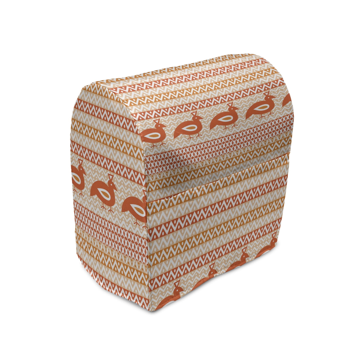 Kente Pattern Stand Mixer Cover, Abstract Tribal Ornament with Zigzags ...