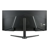onn 34" Curved Ultrawide WQHD (3440 x 1440p) 100Hz Bezel-Less Office ...
