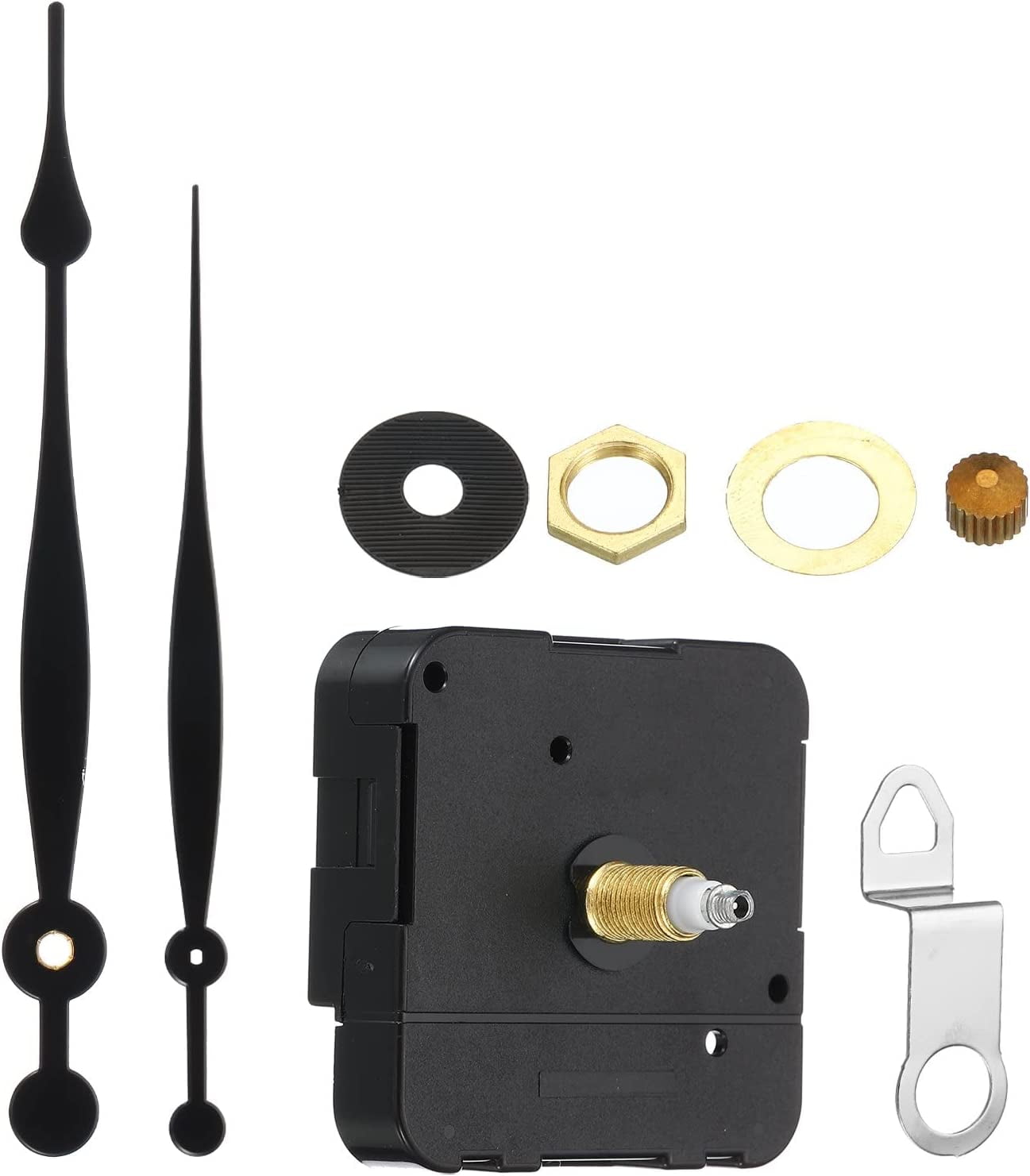 Clock Movement Replacement, 1 Set DIY Clock Parts with 8.2" Long Spade ...