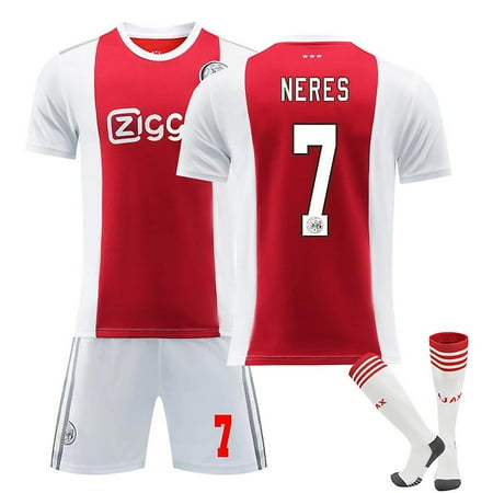 2021-2022 Home Football Jersey Set No. 7 David Neres T-shirt Adult ...