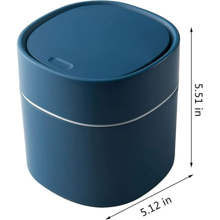 FanShow Mini Desktop Trash Can-creative Plastic Desktop Trash Can Table ...