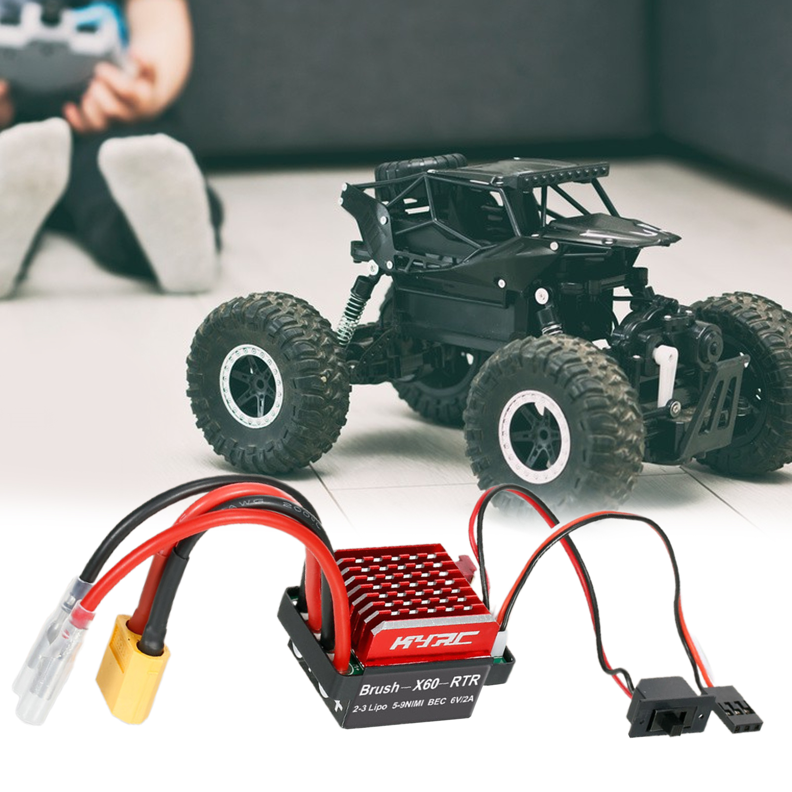 Brushed ESC Two Way Professional Good Heat Dissipation 60A HSP HPI ...