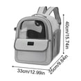 Cat Backpack Carrier, Large Capacity Pet Travel Bag with Mesh ...