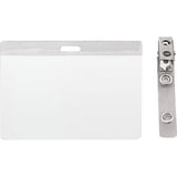 Advantus Strap Clip Self-laminating Badge Holders Support 3.50" x 2.25 ...